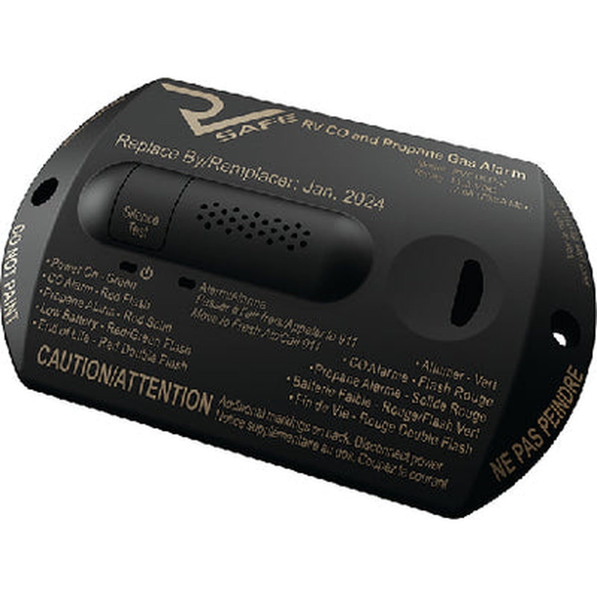 RV CO / PROPANE GAS ALARM, 3-W 972-RVCOLP3B — Kunes RVPandA