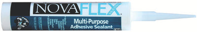 Novagard Solutions Novaflex Multi-Purpose Adhesive Sealant, Gray, 10oz ...
