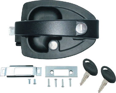 Travel Trailer Squeeze Latch for RV Entry Door, Black - 013-521 — Kunes ...